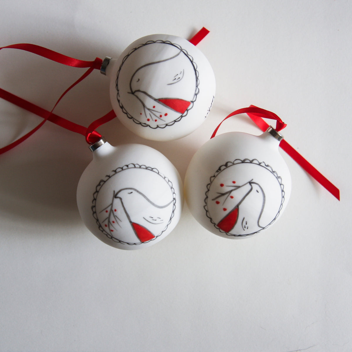 ROBIN Christmas Bauble – karoArt